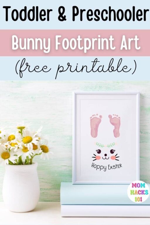 Bunny Craft For Toddlers - Keepsake Footprint Easter Cards Printable ...