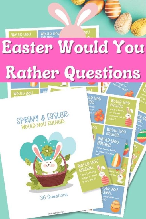 This Or That Easter Questions FREE Printable - Mom Hacks 101