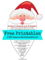 Christmas Kindness Santa Beard Cutting Activity (FREE Printable) - Mom ...