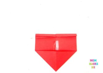 Valentine Origami Bookmark Heart Corner Craft - Mom Hacks 101
