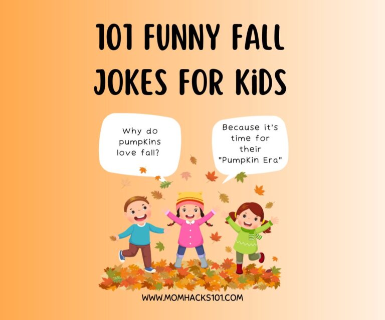 101 Fall Jokes For Kids: Best Fall Dad Jokes About Autumn - Mom Hacks 101