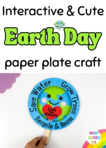 Fun Paper Plate Earth Day Craft That Moves - Mom Hacks 101