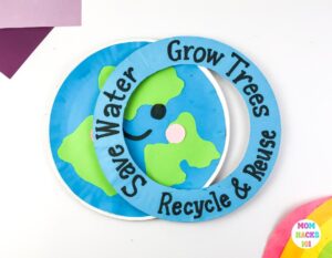 Fun Paper Plate Earth Day Craft That Moves - Mom Hacks 101