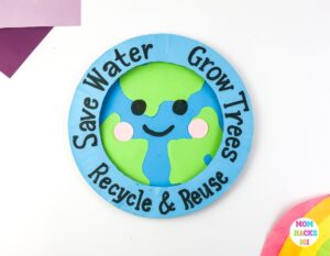 Fun Paper Plate Earth Day Craft That Moves - Mom Hacks 101